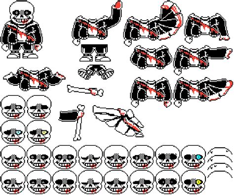 Last Breath Sans Sprite Sheet
