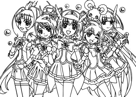 Dibujo 9 De Glitter Force Para Colorear Målarbok