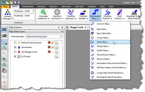 Draw And Assign Pipes Command Civilgeo Knowledge Base