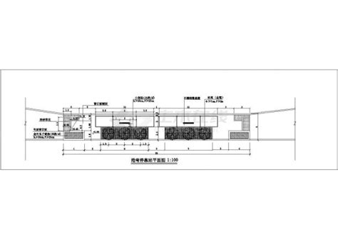 某公交车站设计cad方案 公交站 土木在线