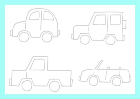 자동차 그리기 영상 And 색칠공부 도안 배포 네이버 블로그
