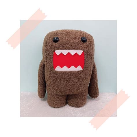 Special Big Size Domo Kun 1999 Vintage Plush Domo Brown Color