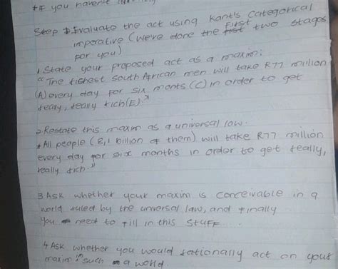 Seep Ivaluate The Act Using Kants Categorical StudyX