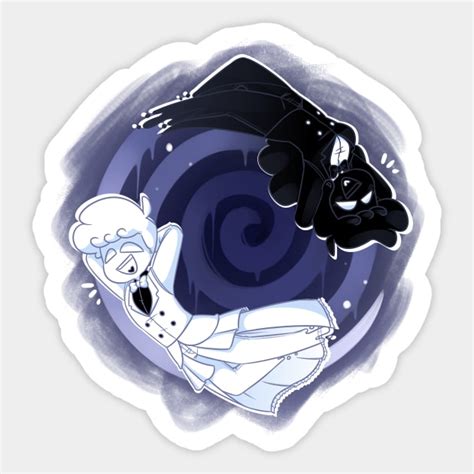 Fnf Ghost Twins Friday Night Funkin Sticker Teepublic