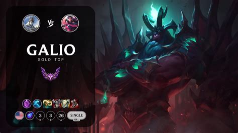 Galio Top Vs Irelia NA Master Patch YouTube