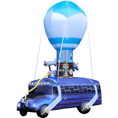 Gigantic Fortnite Battle Bus Inflatable Geekalerts