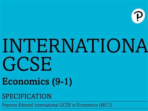 Igcse Edexcel 117 Externalities Teaching Resources