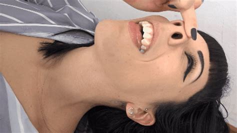 Finger Nose Pinching For Daphne NOSE FETISH Gisy Admirable Fetish Fantasies Clips Sale