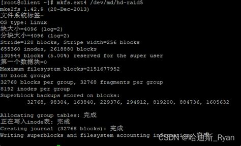 在linux中组建raid5linux制作raid5 Csdn博客