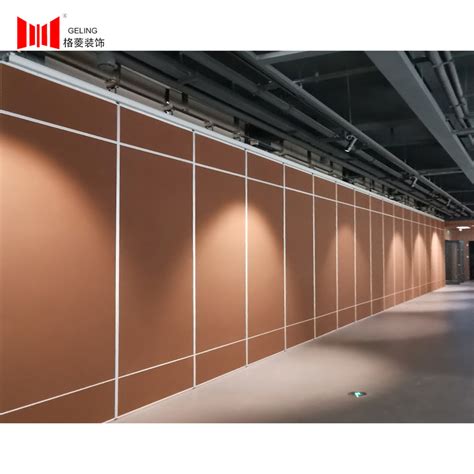 Foldable Modular Movable Partition Wall 3m High Mdf Surface