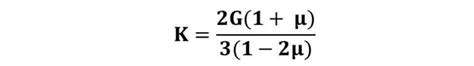 Relation Between Babe Modulus Bulk Modulus Modulus Of Rigidity And Poissons Ratio Mech Study