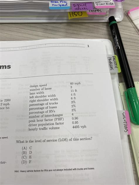 Pe Civil Transportation Problem 3 Where Are The Values For Et And Er