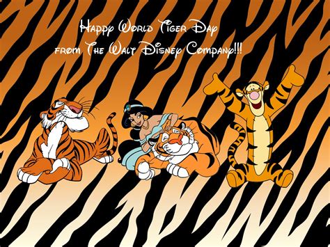 Happy World Tiger Day From Disney By Polskienagrania1990 On Deviantart