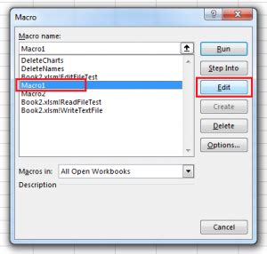 Editing Excel VBA Macros Automate Excel