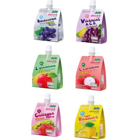 เจเล่บิวตี้ ทุกรส ทุกสี 150 กรัม แพ็ค 3 ถุง Jele Beautie Shopee Thailand