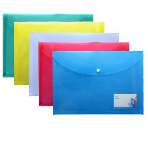 Multicolor Plastic File Folder For College Size A4 At ₹ 20piece In Chennai