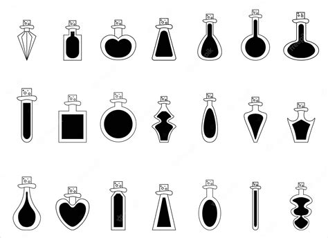Premium Vector Potion Bottle Vector Design Illustration Isolated On