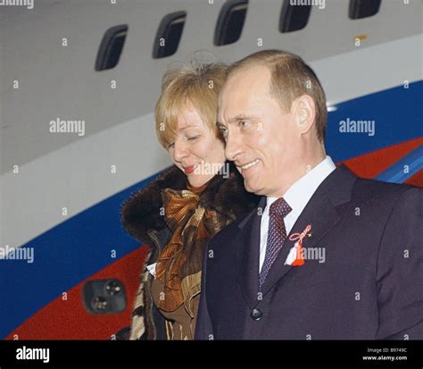 Der Russische Präsident Vladimir Putin Und Seine Frau Ljudmila In Sofia