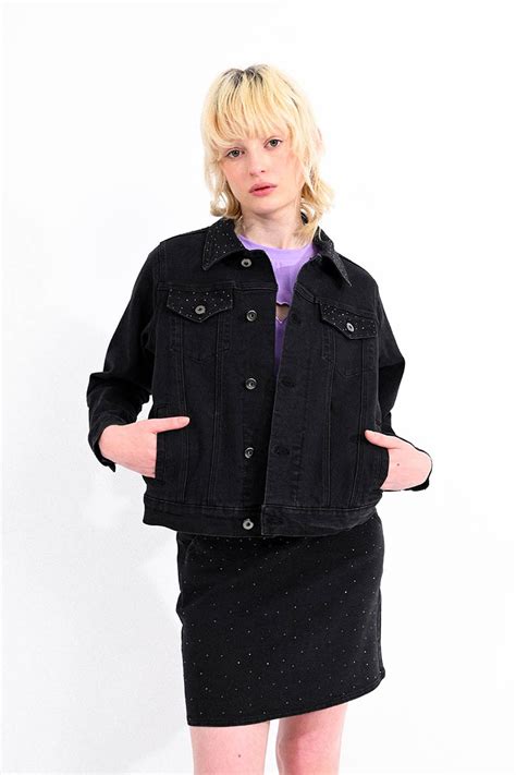 Black Denim Jacket Molly Bracken E Shop