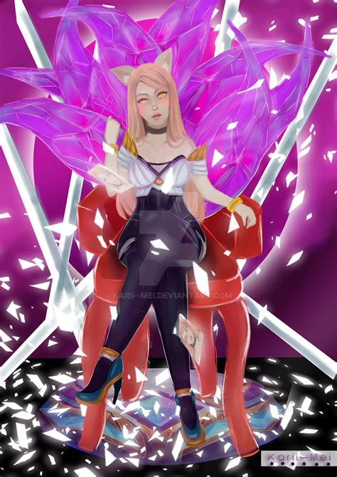 Kda Ahri By Karii Mei On Deviantart