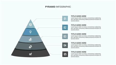 3d Pyramid Hierarchy Infographic Template Design With 5 Layers 27688221 Vector Art At Vecteezy