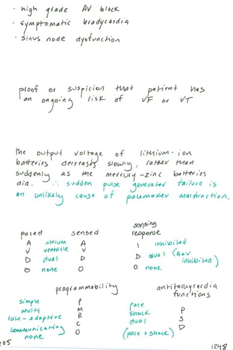 405 General Indications For Pacemaker Placement Indication For Aicd