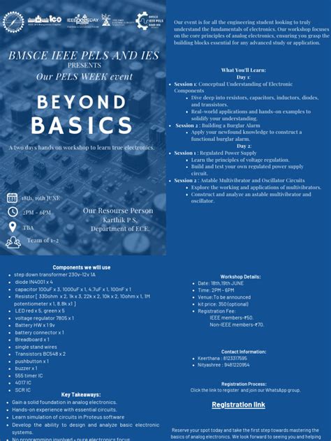 Broucher Beyond Basics Pdf Electronics Electrical Network