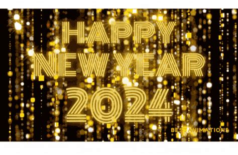 Golden Sparkling Happy New Year 2024  Pictures Photos And Images