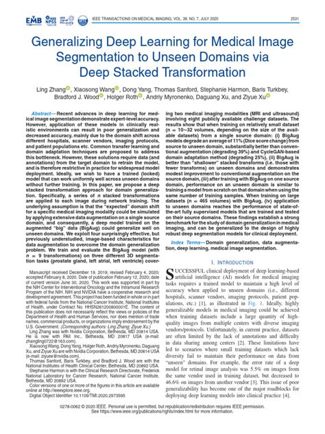 Generalizing Deep Learning For Medical Image Segmentation To Unseen Domains Via Deep Stacked
