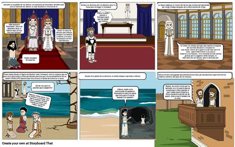 La Odisea Canto I Storyboard Por 10442cc5