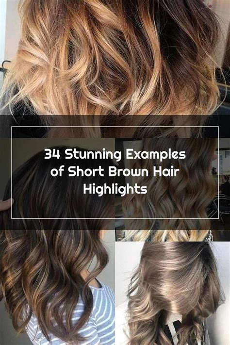 Hair Highlights 34 Stunning Examples Of Short Brown Hair Highlights