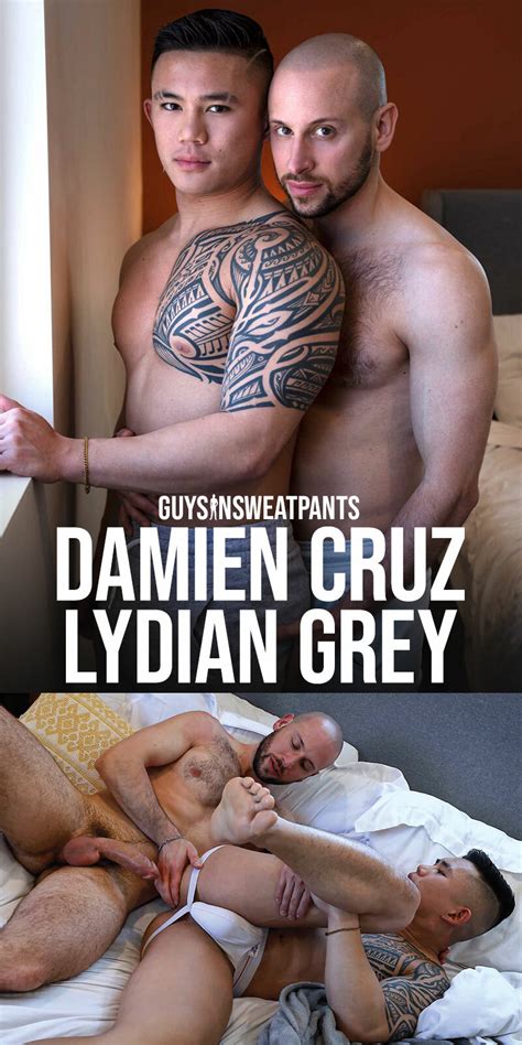 Guys In Sweatpants Lydian Stretches Damien Damien Cruz And Lydian Grey