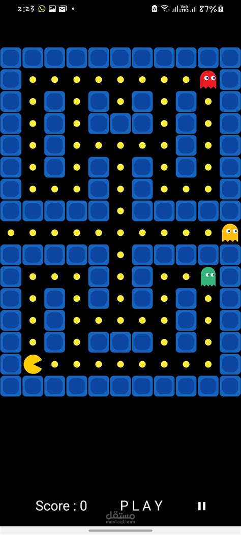 game app paceman using flutter مستقل