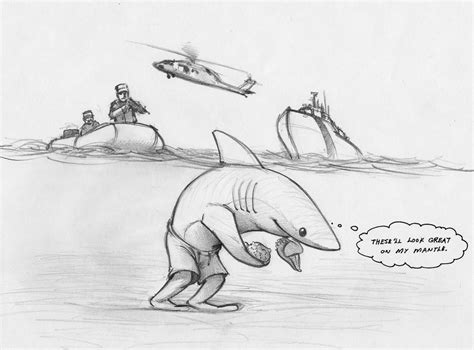 Land Shark Beach Vacation By Robthedoodler On Deviantart