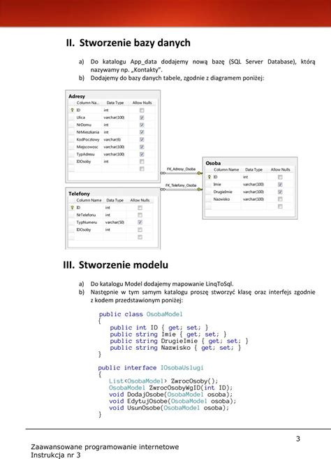 Aspnet Mvc Podstawy Zaawansowane Programowanie Internetowe