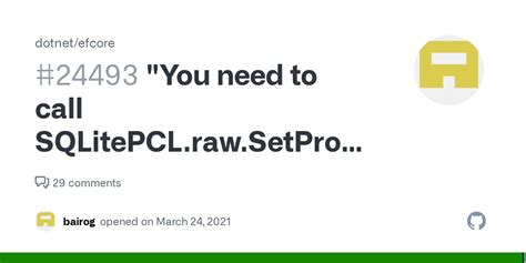 you need to call sqlitepcl raw setprovider error when using