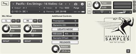 Testberichte Test Performance Samples Pacific Ensemble Strings