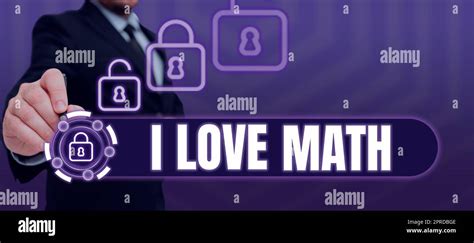 Inspiration Showing Sign I Love Math Word For To Like A Lot Doing Calculations Mathematics