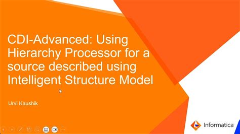 Cdi Advanced Using Hierarchy Processor For A Source Described Using Intelligent Structure Model