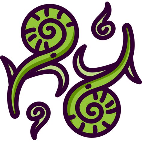 Fiddlehead Fern Generic Outline Color Icon