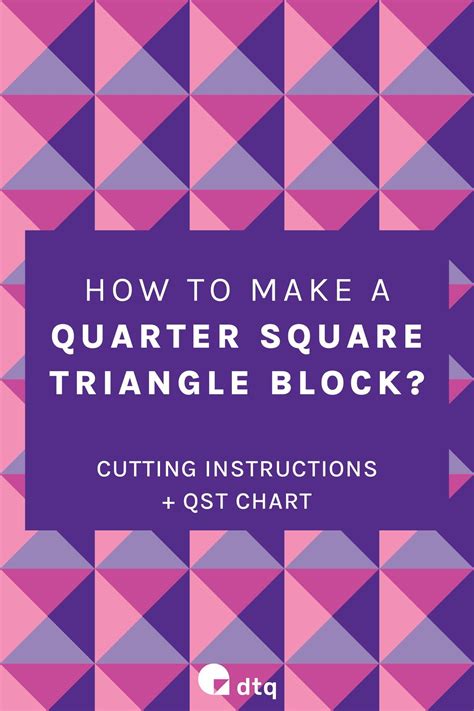 Quarter Square Triangle Artofit