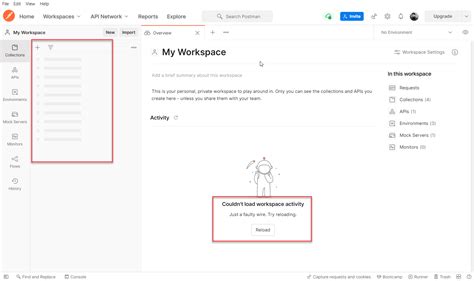 Unable To Load Workspaces As Youre Offline Error Cant Start A