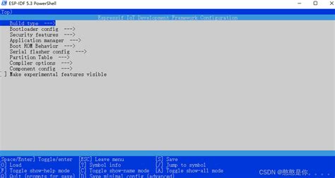 esp32 h2（idf） 学习系列 打开menuconfig esp32 menuconfig csdn博客