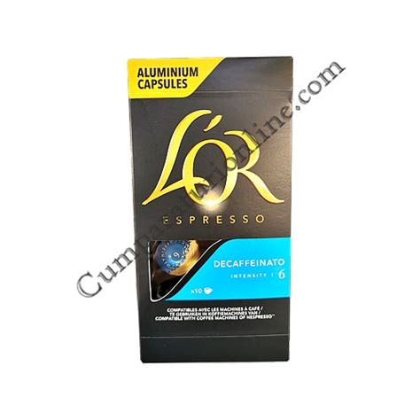 Cafea Espresso Lor Decaffeinato 10 Capsule