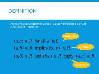 318698614 Equivalence Relations A Ppt 2 1 Ppt