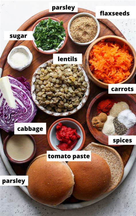 Spiced Lentil Burgers With Tahini Slaw Vegan Dishing Out Health