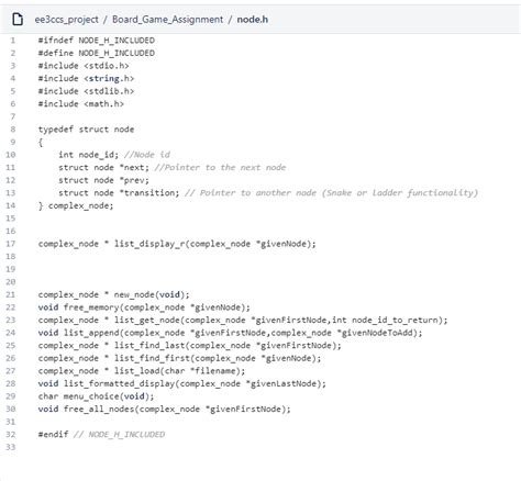 Board Game Assignment Devpost