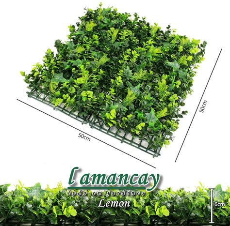 Jardín Vertical Artificial L´amancay Lemon” Jardines Verticales