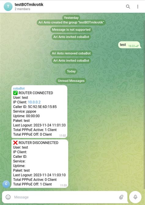 Cara Membuat Bot Telegram Mikrotik Monitoring