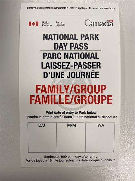 2024 Daily Parks Canada Pass Max 5yr — Cenovus Social Club